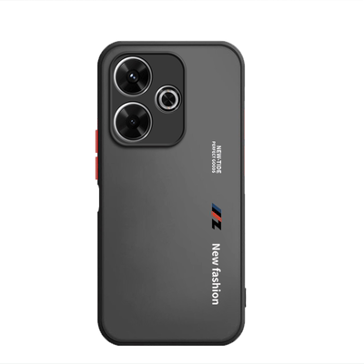 适用红米Note13R手机壳小米Redmi字母磨砂全包noto防摔nt保护套n0te男R13女redminote新款nont外壳not钢化膜