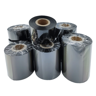 通用树脂基Z301通用树脂基碳带卷110X300m 40mm 50 60 70 80 90 100标签哑银亮白PET纸条码打印机合成色带