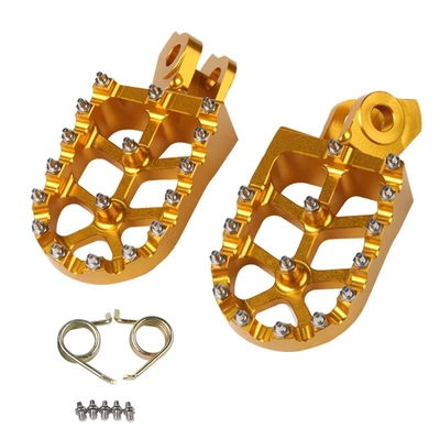 适用于RMZ250 RMZ450 RMX450Z RM125 越野摩托车CNC铝合金脚踏
