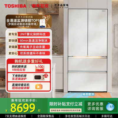 东芝全网最全能冰箱大白梨638