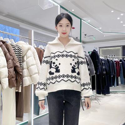 VIZAVIZA女士简约时尚针织衫V24411D05709