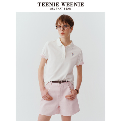 TeenieWeenie小熊女装POLO衫 休闲简约学院TTHW252401E