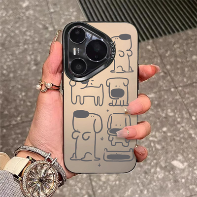 线条狗适用华为pura80手机壳