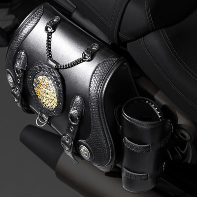 Modified travel equipment punk style motorcycle hanging bag