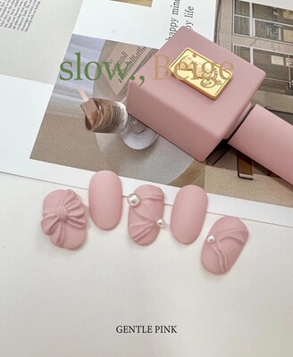 韩国高级显白温柔粉色美甲甲油胶