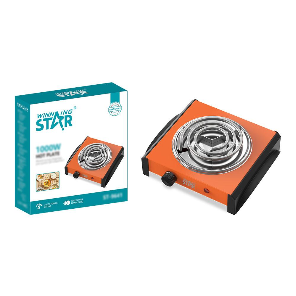 WinningStar跨境220V家用五档1000W恒温过热保护双蚊香盘电热炉