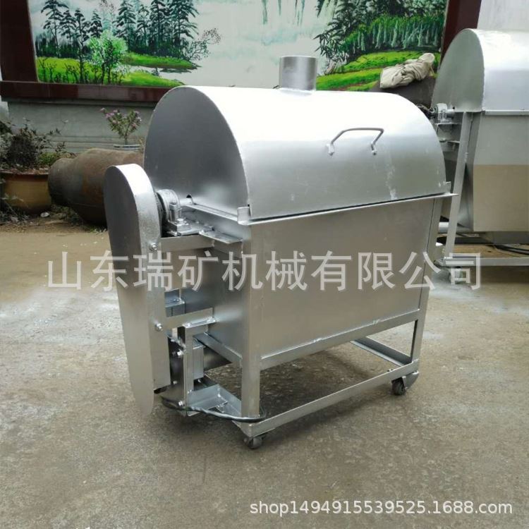 炒锅小型炒板栗机炒瓜子炒芝麻机炒花生机30斤炒货机翻炒机