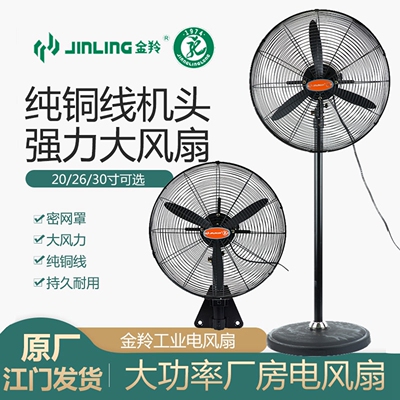 金羚强力纯铜线牛角扇