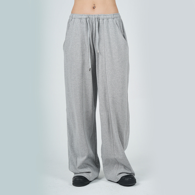 【DB QUEEN原创】MANDALA设计中低腰纯棉宽松直筒休闲运动裤