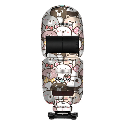 适用于神牛V100闪光灯贴膜  godox v100镜头贴纸  镜头全包保护膜