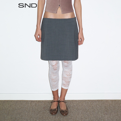 SNDSS24低腰复古短裙