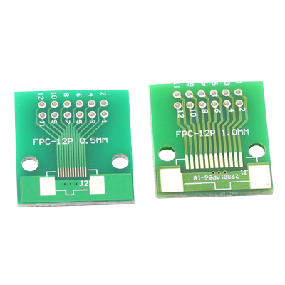 FPC12p转接板FFC转2.54直插1mm