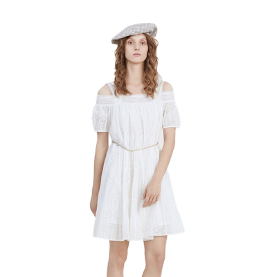 谜底吊带连衣裙短袖2023