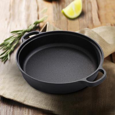 Cast Iron Skillet Non-stick Frying Pan Cooking Pot Restauran