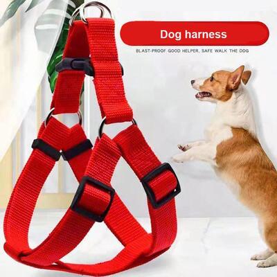 Dog Harness Dog Vest Strap Adjustable Triangular Breathable