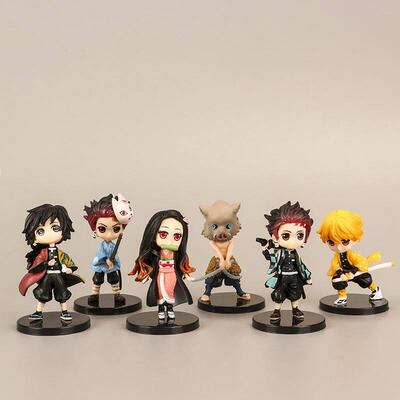 Demon Slayer PVC Action Figures Tanjirou Nezuko Anime Kimets