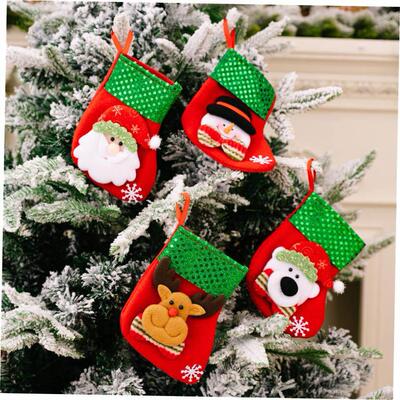 christmas decoration tree stocking gift goodie bag 圣诞袜