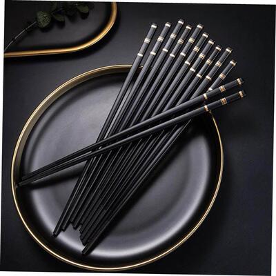 5 Pairs Chinese Japanese Chopsticks Sushi Sticks Korean Chop