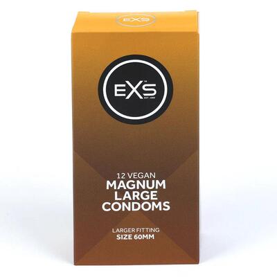 欧洲EXS 特大号62mm安全套 淡香优质乳胶加大码XL避孕套进口12片