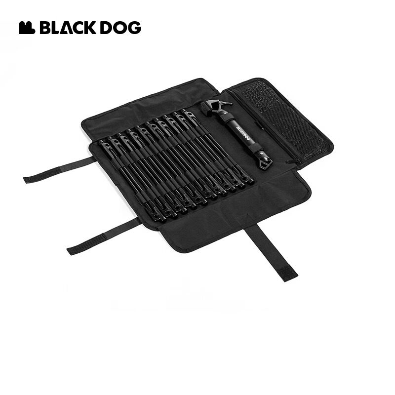 Blackdog黑狗户外地钉收纳袋便携露营帐篷配件储物包袋地钉收纳包
