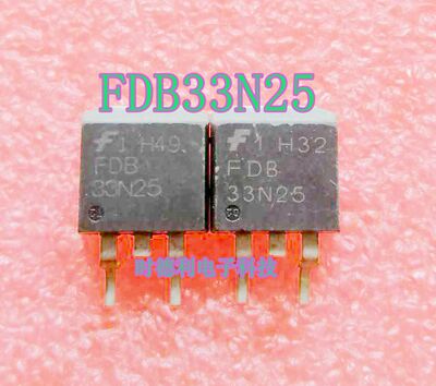 原装进口FDB33N25 FDB33N25TM TO263贴片液晶电视管33A/250VN沟道