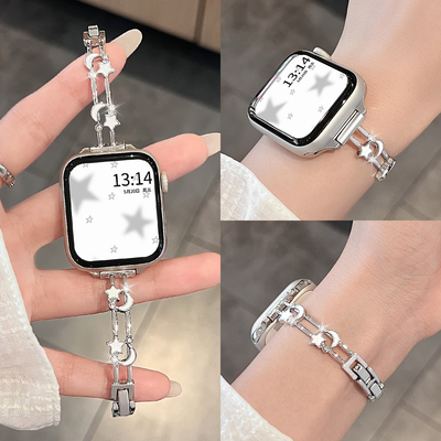 iwatchs11表带夏天新款金属星月