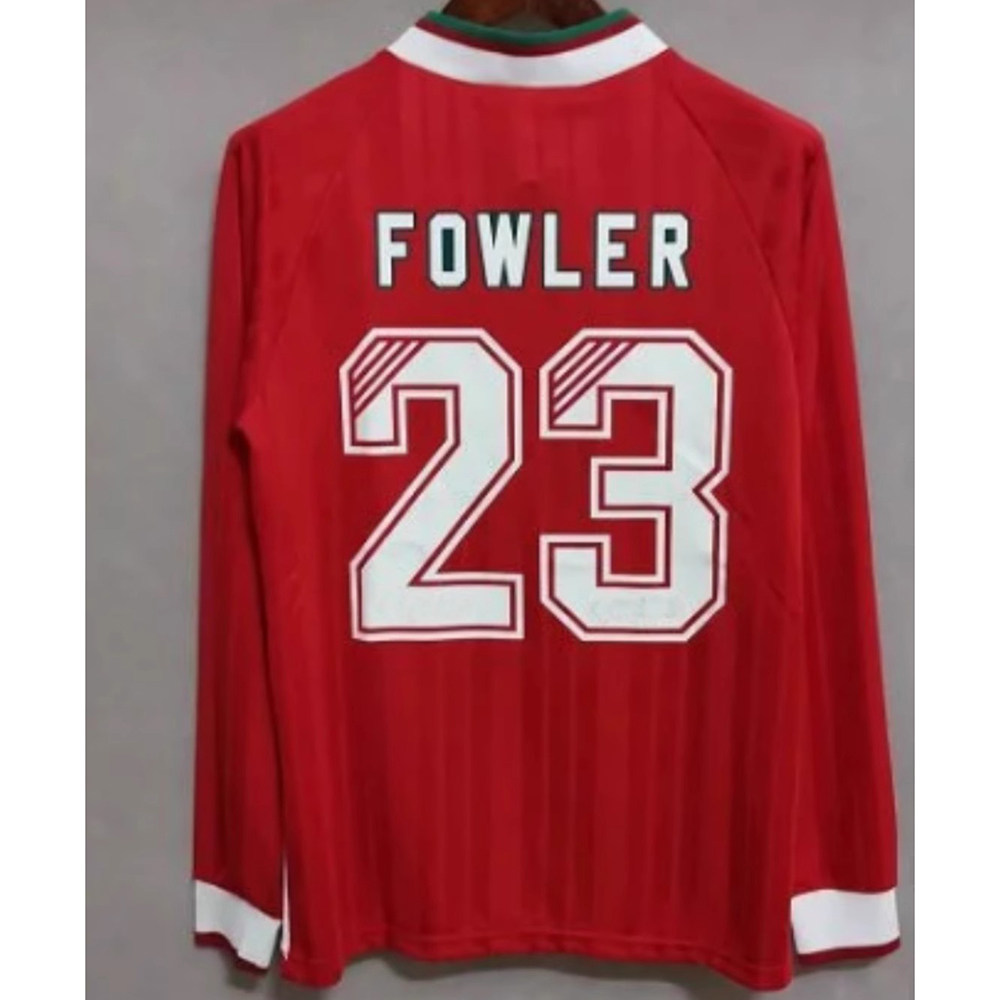 93 95 Retro Liverpool Long FOWLER RUSH BARNES Soccer Jerseys - 小编推荐 ...