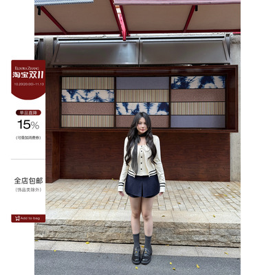 百搭高腰A字半身裙裤女短裙