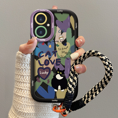 涂鸦猫咪opfind7r手机壳新