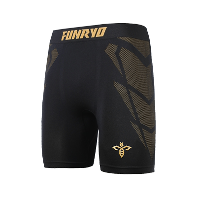 蜂锐一体织运动内裤紧身铲球裤男