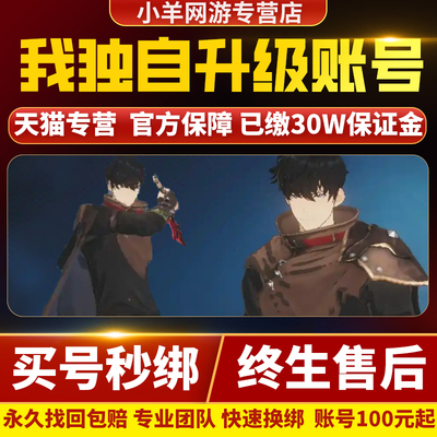 我独自升级：Arise成品号手游账号毕业高氪高v高战霸榜号初始帐号