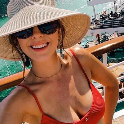 Sun Hats for Women Wide Brim Beach Hat Straw Visor Ponytail