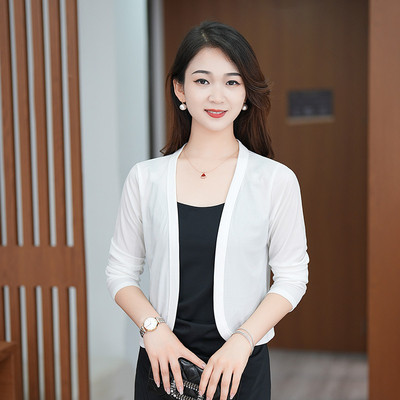 冰丝开衫女春夏季薄款小外套