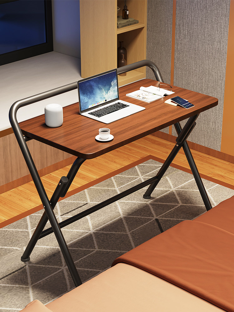 Foldable Bed Side Table Does Not Take up Space Small Desk For Home ...