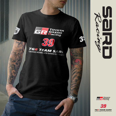 SARD 2020款黑色 TGR TEAM SARD车队短袖T恤 ICE T冰感 运动 速干