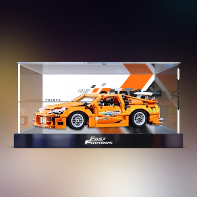 展示柜适用 机械组42204速度与激情丰田速霸模型亚克力高清防尘盒