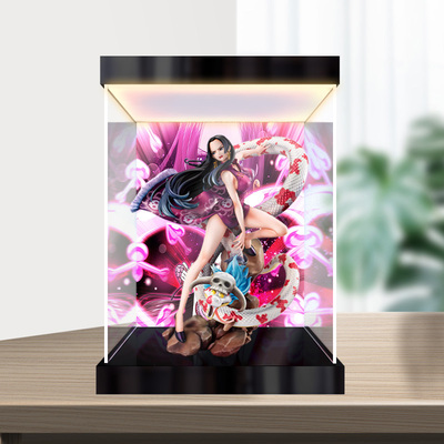 佳寻适用海贼王 A-MAXIMUM 海贼女帝 波雅汉库克手办灯箱展示柜