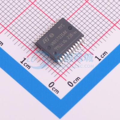 栅极驱动芯片 VND5T035AKTR-E PowerSSO-24 ST(意法半导体) 原装