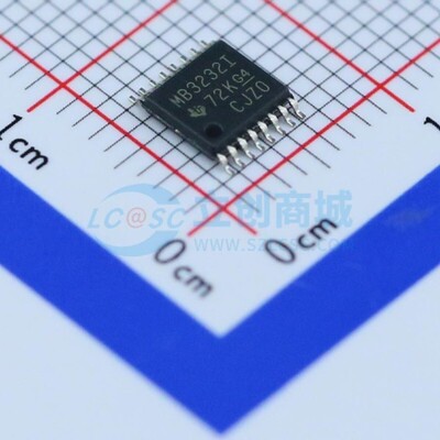 RS232芯片 MAX3232IPWR TSSOP-16 TI/德州 电子元件配单原装正品