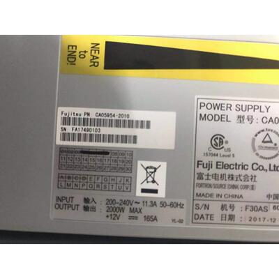 富士通CA05954-1440 CA05954-2010 电源 DX8700S2电池BBU 2000W