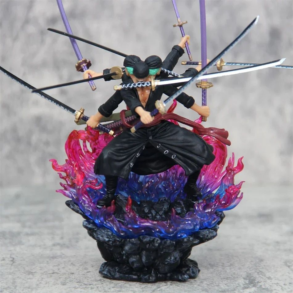 One Piece Zoro Action Figure Anime Figure Asura Roronoa Zoro