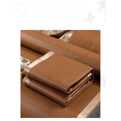 Summer Ice Silk Wier Cooling Mat Tee-Piece Set Single And Do