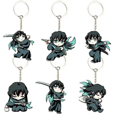 Demon Slayer keychain Tokitoru Muichiro anime peripheral acr