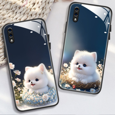 适用于vivoy77手机壳y70/y73/y77e/y76s新款V2166BA亮面钢化玻璃y73s高级V2156A创意女款V2031EA卡通狗潮流5G