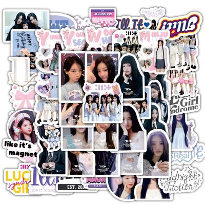 60张ILLIT贴纸韩国明星女团