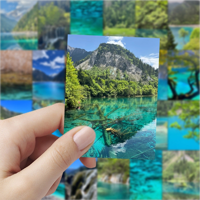 60张四川九寨沟风景贴纸