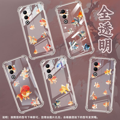 适用OPPOFindX8Ultra手机壳K13TurboPro男女款兰寿金鱼OPPOReno14防摔A5Pro气囊壳OPPOReno14F商务保护套