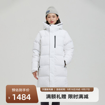 SANFO PLUS暗夜长款保暖Allied拒水鹅绒面包羽绒服19089