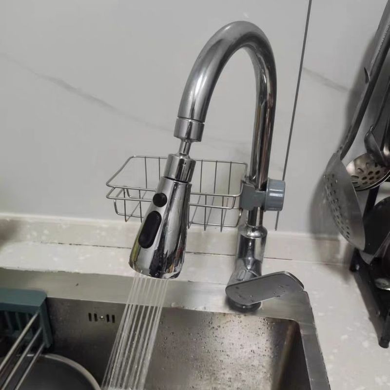 厨房抽拉式拉丝喷头水龙头起泡器 花洒伸缩替换头洗碗池配件喷头