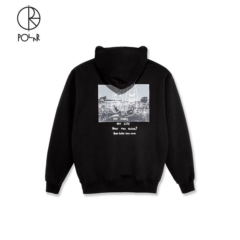 Polar Skate Co Struggle Hoodie 趣味印花加绒连帽衫休闲卫衣潮